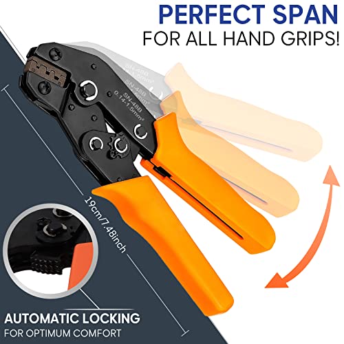 ATPWONZ Crimping Tool Set for Spade Connectors,Wire Crimping Tool 0.14 ...