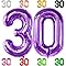 Amazon.com: Katchon, Hot Pink 30 Balloon Numbers - Huge, 40 Inch | 30th ...