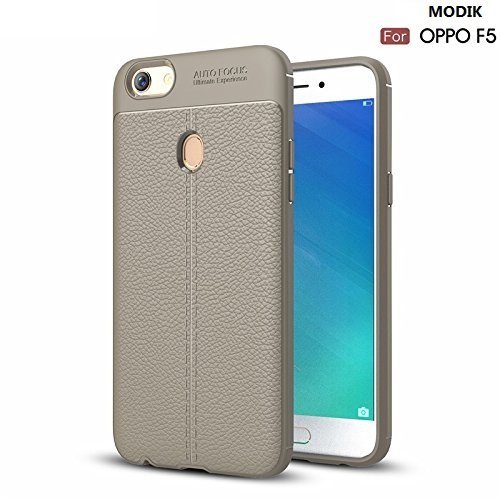 Levax Silicone TPU Flexible Brown AutoFocus Back Cover for Oppo F5 ...