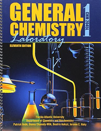 General Chemistry 1 Laboratory: CHM 2045L: Florida Atlantic University ...