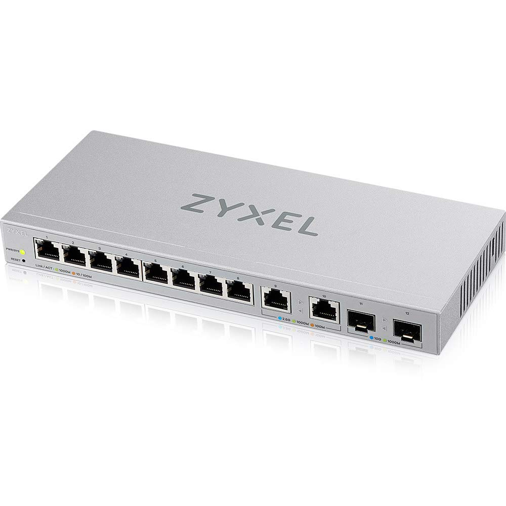 Zyxel 12-Port Multi Gigabit Ethernet Switch | Easy Web Managed | 2.5G ...