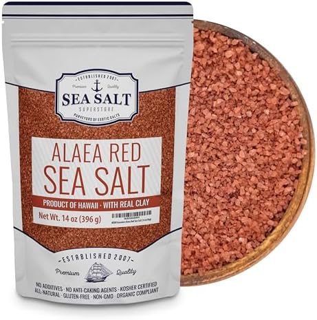 Amazon.com : Alaea Red Hawaiian Sea Salt, Red Finishing Salt to Add ...