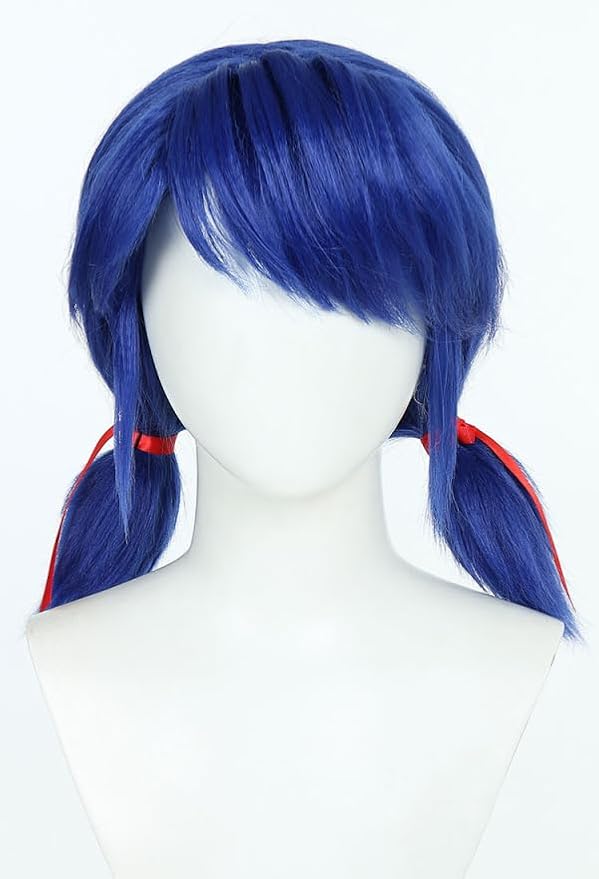 Amazon.com: Micotaku Miraculous Ladybug Officially Licensed Blue Wig ...