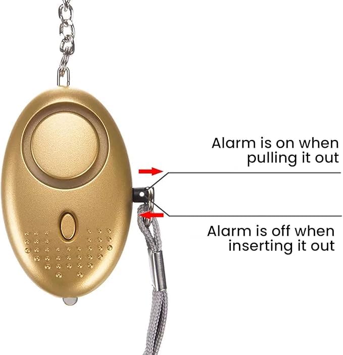 6-Pack Safe Sound Personal Alarm Keychain, 140dB Emergency Self-Defense ...