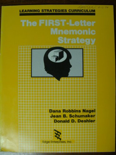 The FIRST-letter Mnemonic Strategy (Learning Strategies Curriculum ...