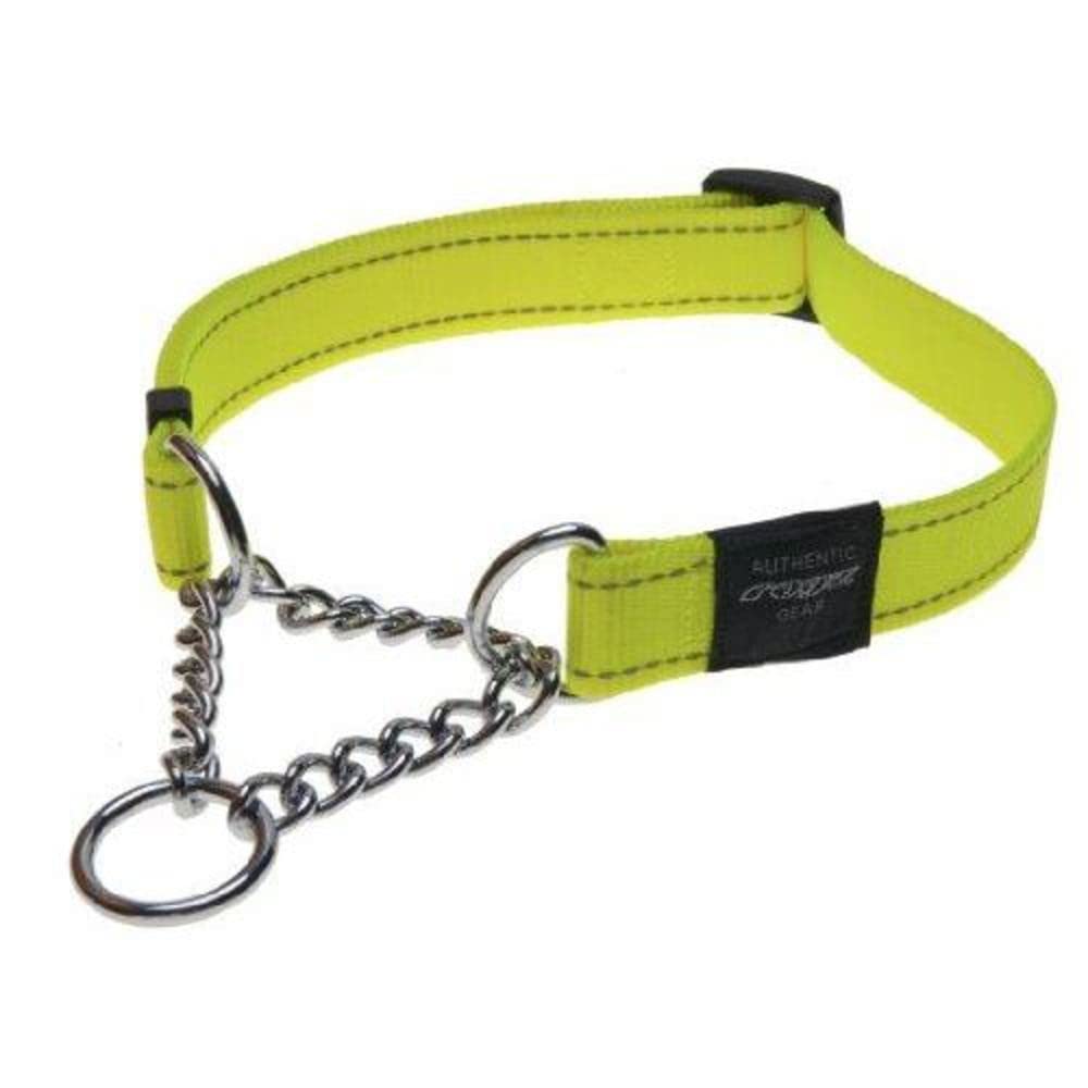 Rogz Control Obdeience Chain Dog Collar Yellow Medium : Amazon.com.au ...