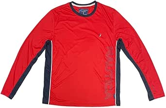 Nautica Mens Navtech Sun Protection T-Shirts UPF 30+ Long Sleeve Rash ...