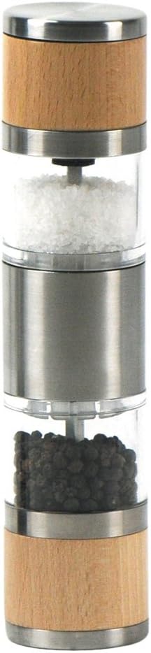 Stoha Design 043396 Salt and Pepper Mill Twister Bamboo / Stainless ...