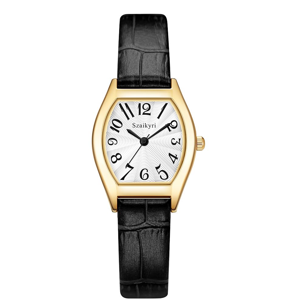 Amazon.com: Szaikyri Barrel-Shaped Watch for Women with Easy Read ...