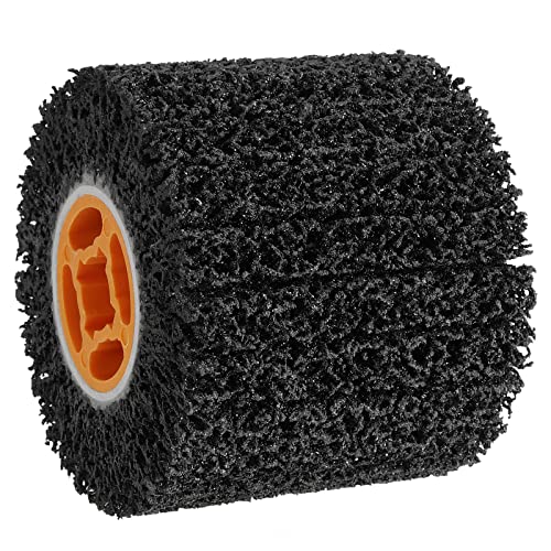 JOIKIT 4.5 x 4 Inch 40 Grit Abrasive Drawing Wheel, 3/4 Inch - Want It All