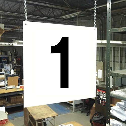 Hanging Aisle Sign, Legend 1: Amazon.com: Industrial & Scientific