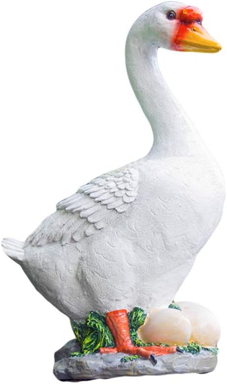 Amazon.com: WAYERTY Resin Garden Patio Goose Statues Decor Outdoor ...