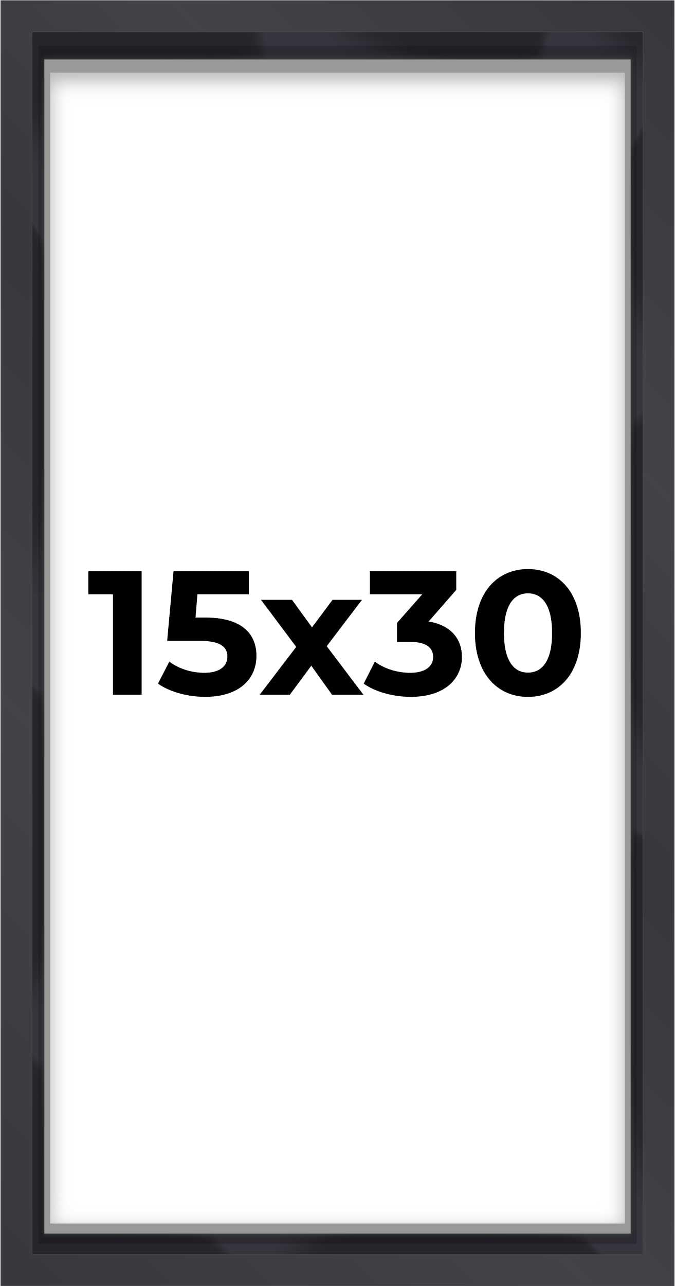 Amazon.com - 15x30 Shadow Box Frame Contemporary Black | 3/4" Depth of ...