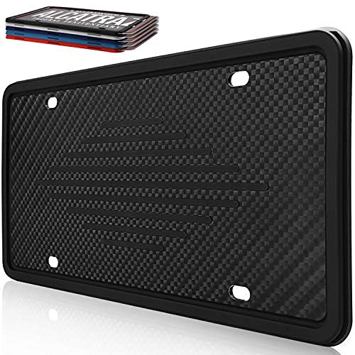 Amazon.com: Intermerge License Plate Frame Holder - Universal American ...