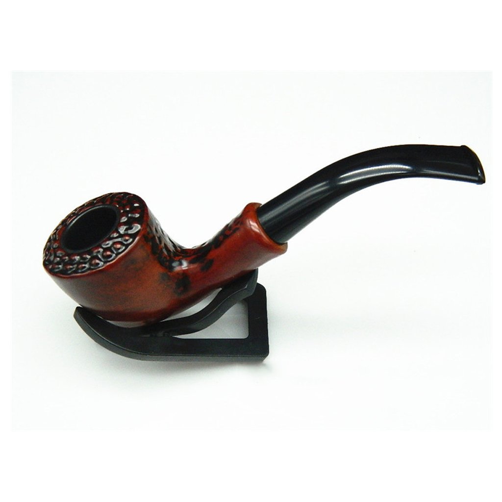 Buy Pipe Smoking Wooden Smoking Pipe Pear Wood Pipe with Pipe Cleaners ...