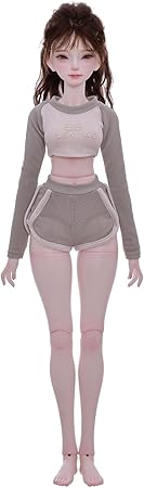 Amazon.com: Oueneifs 1/4 Xana BJD Doll Fitness Girl Home Sport Style Resin Toy for 15+ Year Old ...
