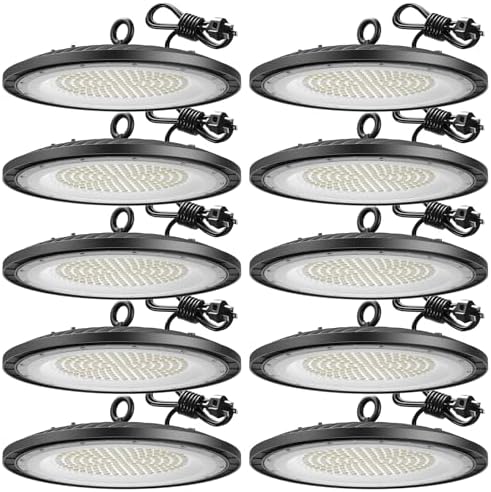 Amico LED High Bay Light 150W 21,000lm 5000K UFO LED High Bay Shop ...