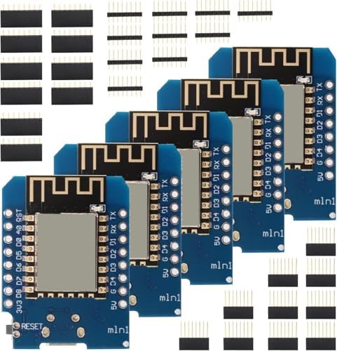 Binghe 5 Piezas ESP Board, ESP NodeMCU WiFi ESP-12F CH340G WLAN Módulo ...