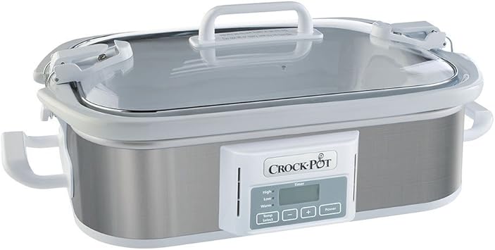 Amazon.com: Crock-Pot Small 3.5 Quart Programmable Casserole Slow ...