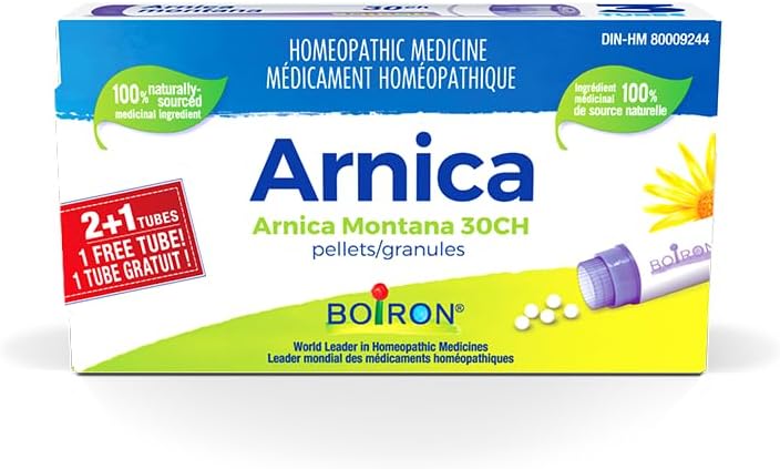 Boiron Arnica Montana 30ch.Homeopathic medicine 3 tubes (4g each tube) : Amazon.ca: Health ...