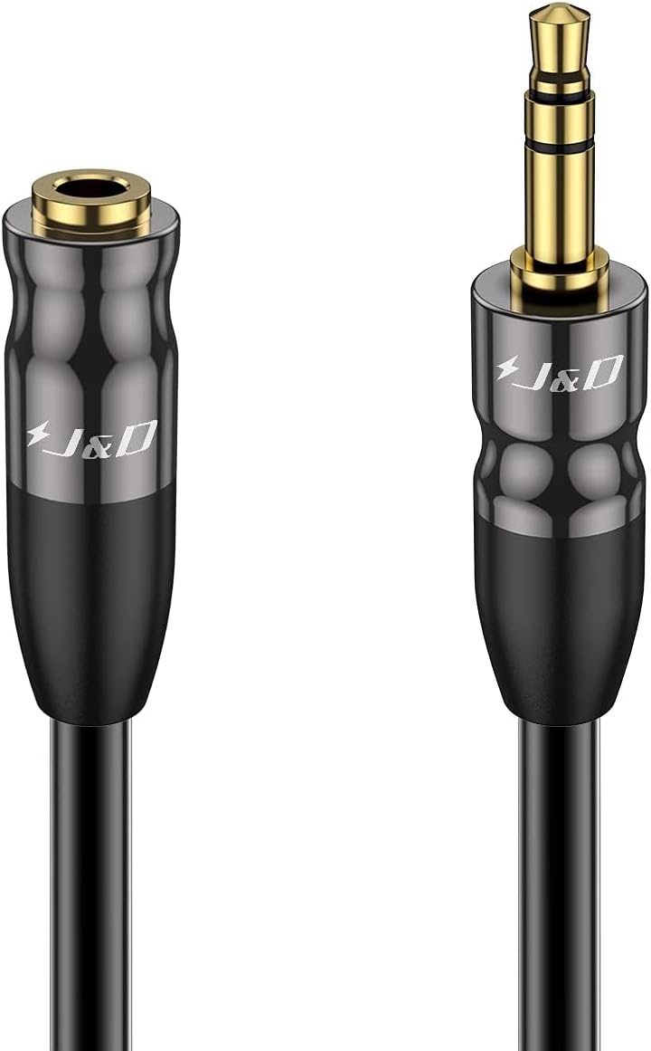 Amazon.com: Pasow 3.5mm Female to Female Adapter Cable TRS Stereo Audio ...