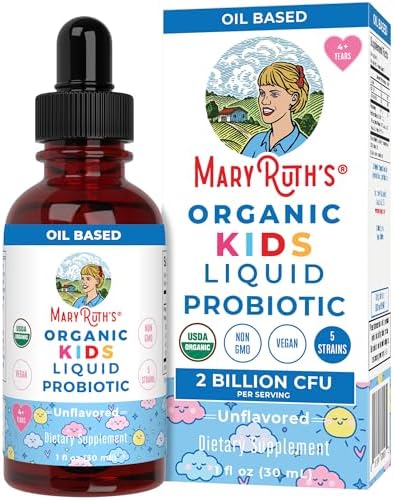 Amazon.com: Kids Probiotic Liquid Drops by MaryRuth's | USDA Organic ...