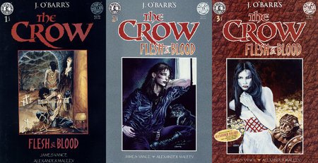 Amazon.com: The Crow - Flesh & Blood issues 1, 2, 3 of 3: J. O'Barr ...