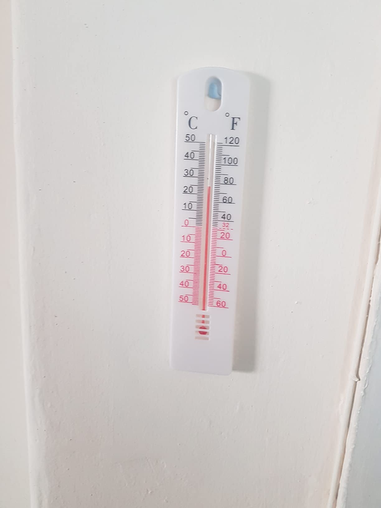 Task 279605 Indoor/Outdoor Stick-On Thermometer -40° to +50°C : Amazon ...