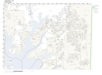 ZIP Code Wall Map of Little Elm, TX ZIP Code Map Laminated: Amazon.com ...