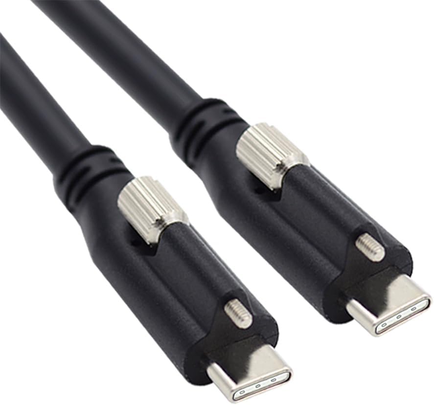 Amazon.com: NFHK USB 3.1 Type-C Locking to Locking USB-C Data Power ...