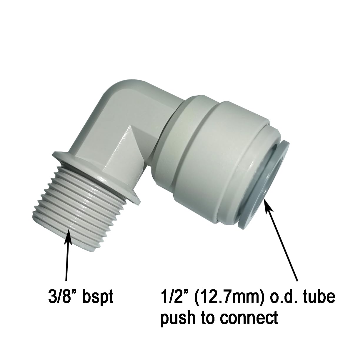 Snapklik.com : YZMSZ Acetal Copolymer 1/2" Tube OD Tube Fittings,Elbow ...