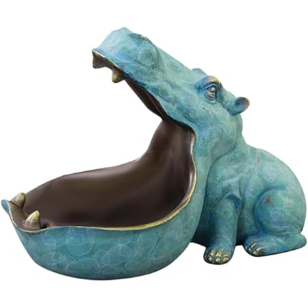 Amazon.com: Hippo Key Bowl for Entryway Table, Decorative Bowl Key Tray ...