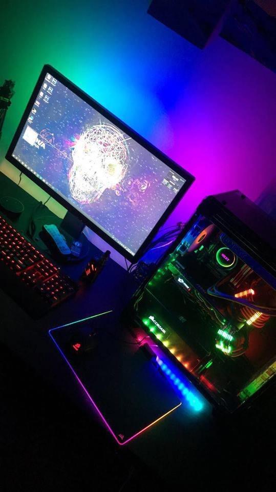 NZXT RGB Lighting Kit - AC-HUEP2-M1 - Four Magnetic LED Strips - Quad ...