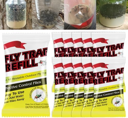 Amazon.com : 300g Natural Fly Bait Refill Packets Killer for Reusable ...