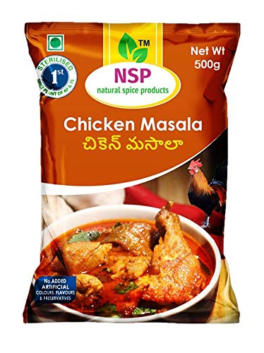 NSP natural spice products Chicken Masala 500G : Amazon.in: Grocery ...