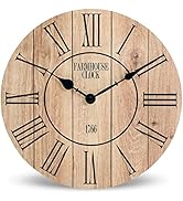 Amazon.com: NIKKY HOME Small Table Clock with Handle, Silent Non ...