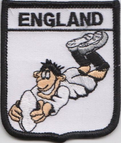England Rugby Union Flag Embroidered Patch Badge : Amazon.co.uk: Home ...