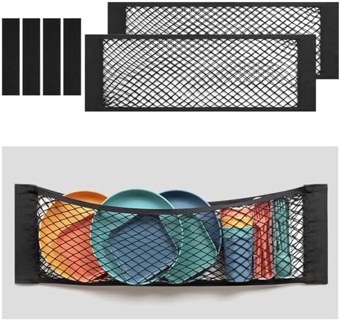 Amazon.com: TOBWOLF 2PCS 25x80cm / 9.8x31.5in Mesh Storage Pocket Bag ...