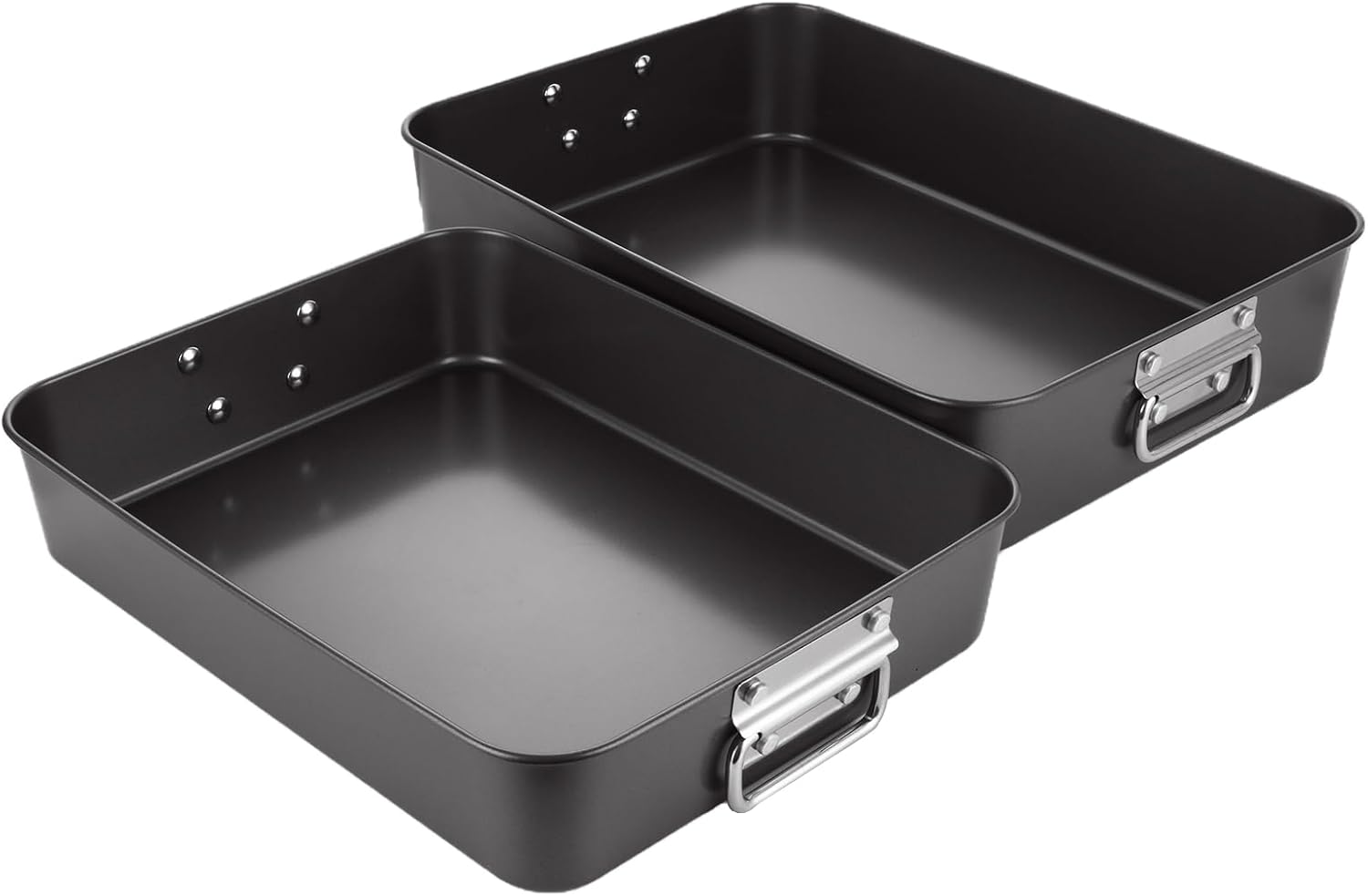 Amazon.com: CYEAH 2 Pack Lasagna Pan Deep Baking Pan for Oven, 13.7 in ...