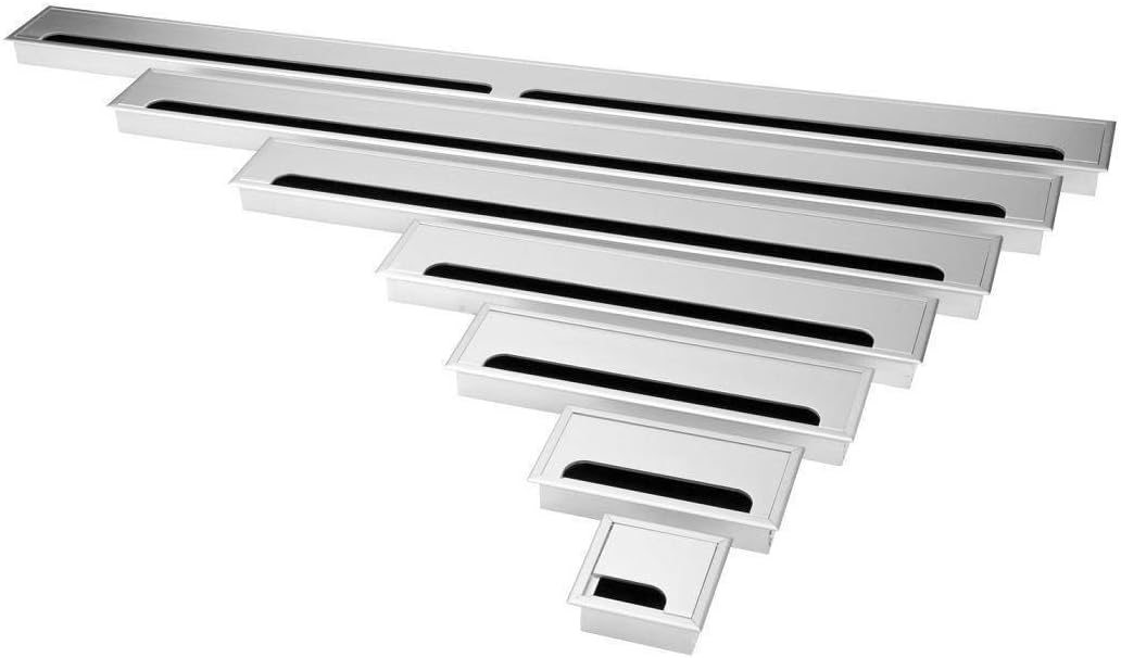 Kabeldurchlass Kabeldurchführung in 3 Farben und 7 Längen Arbeitsplatte ...