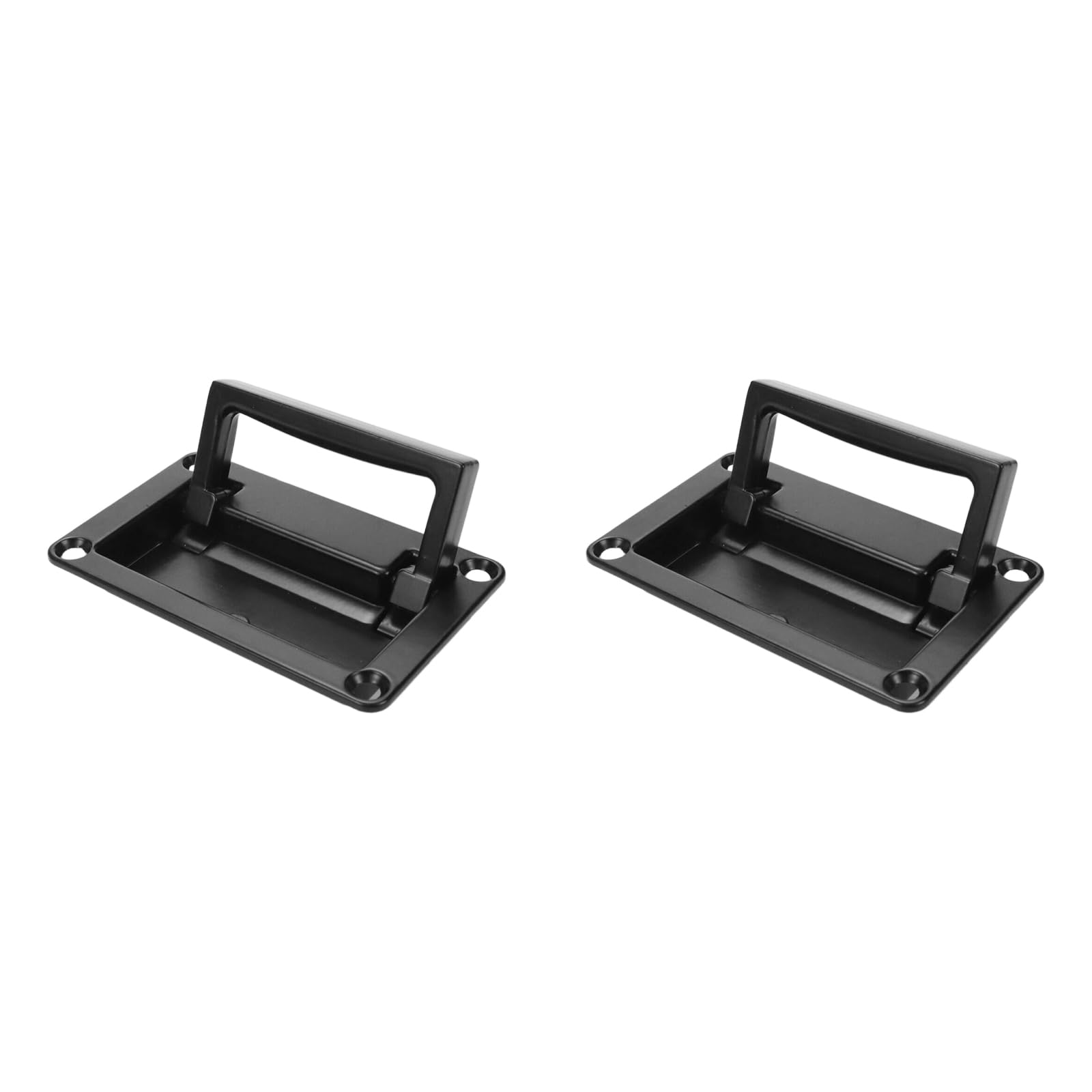 KUMGROT 2 Pack Recessed Pull Handle Zinc Alloy Concealed Handles Square ...