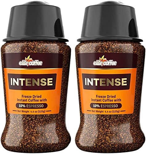 Amazon.com : Instant Espresso Coffee, Elite Intense Coffee, 4.4oz (2 ...