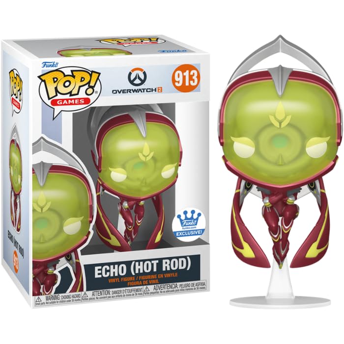 Amazon.com: Funko Pop! Games: Overwatch 2 - Echa *Hot Rod* (Fun Fest ...