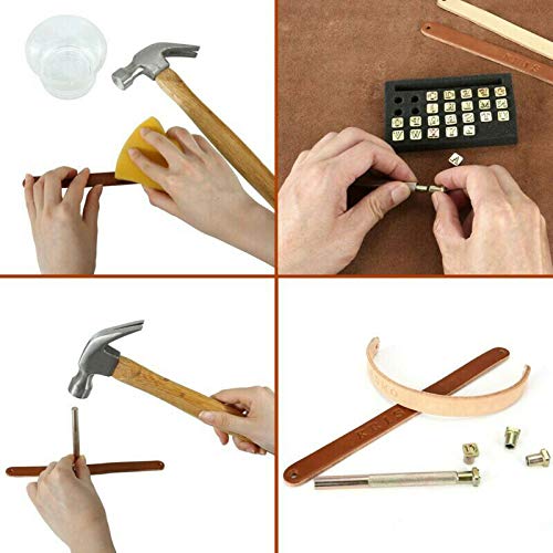 WHIZZO 26pcs Automatic Letter Number Stamping Metal Punch Stamp Tool ...