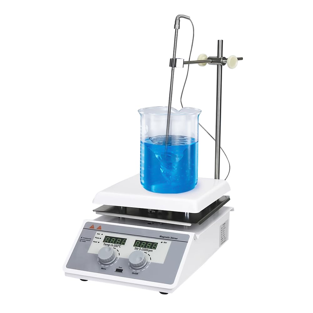 Magnetic Stirrer Hot Plate Mixer Max 350° C Lab Hotplate Stirrer 1500 ...
