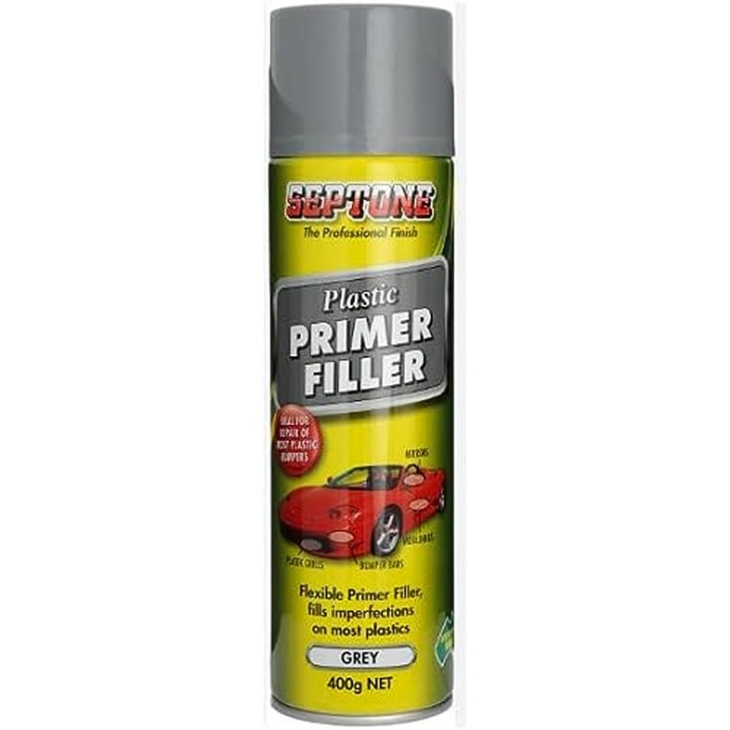Septone Aerosol Plastic Primer Filler, Grey, 400 g : Amazon.com.au ...