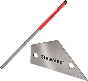 Amazon.com: StewMac Fret End Dressing File + Fret Rocker Bundle ...