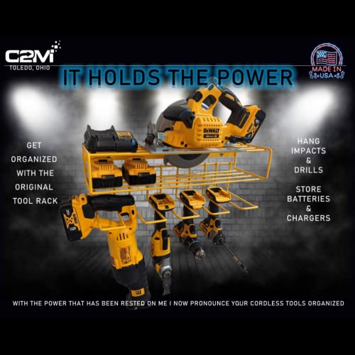 Snapklik.com : C2M Heavy Duty Floating Tool Shelf & Organizer Wall ...