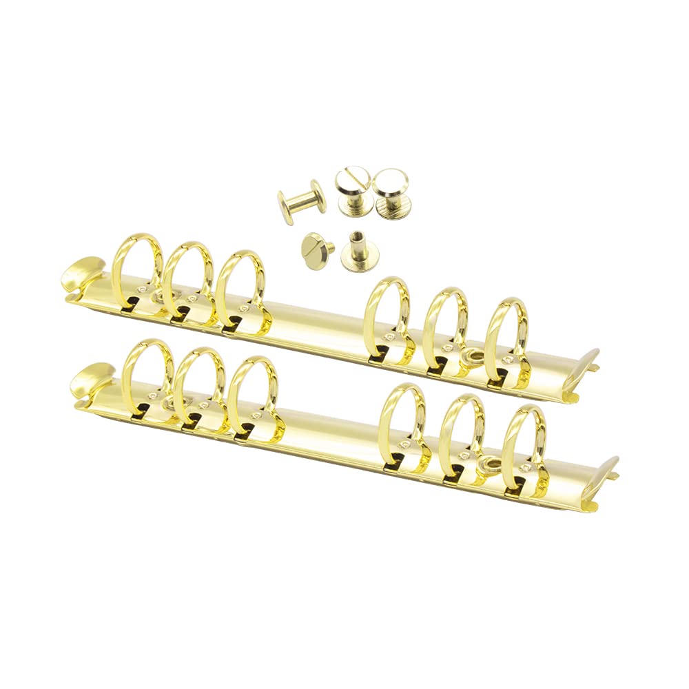 Amazon.com : 2PCS 6-Ring Binder Mechanism A6 Notebook Mechanism ...