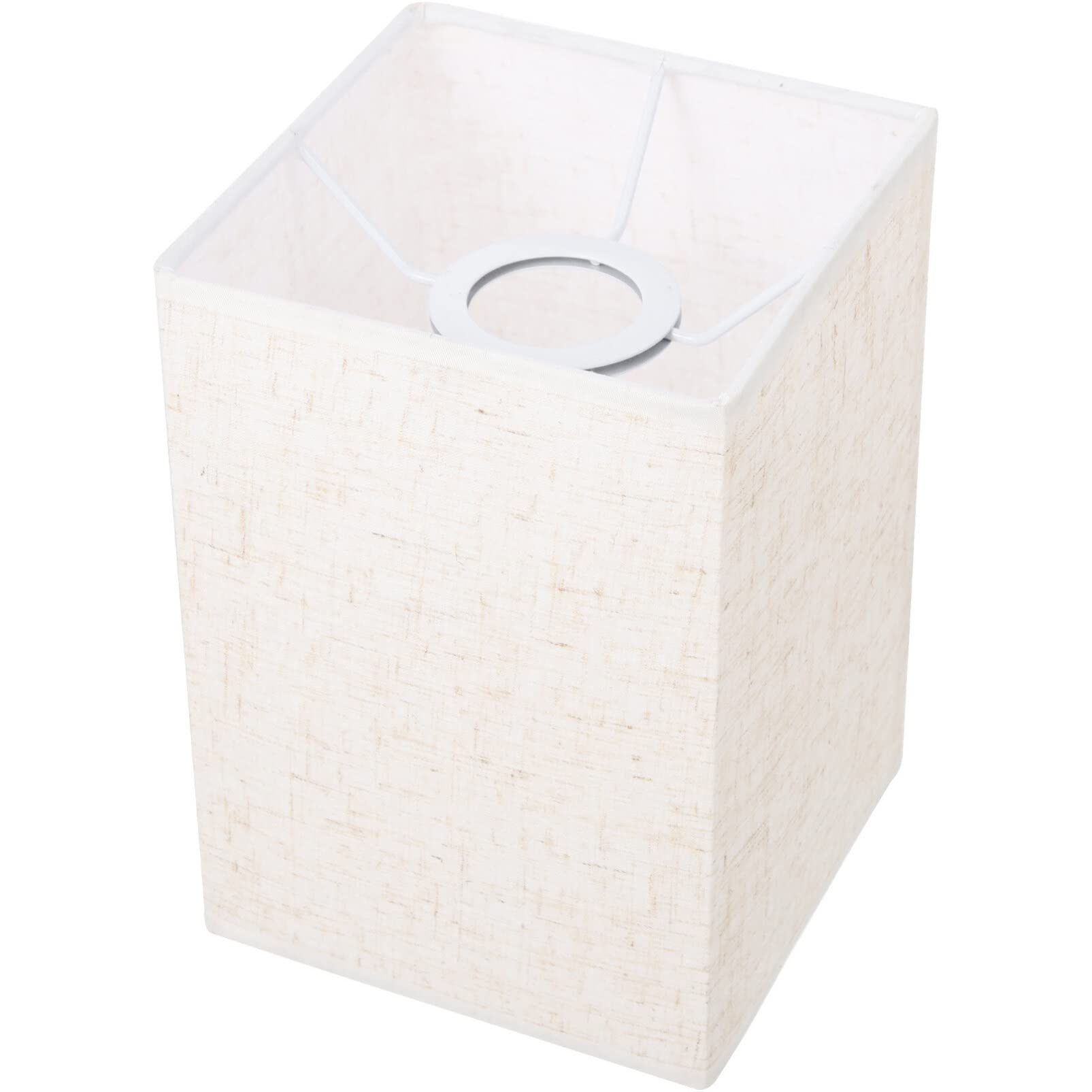 MAGICLULU 1Pcs Linen Lampshade Covers Rectangular Linen Fabric Lamp ...
